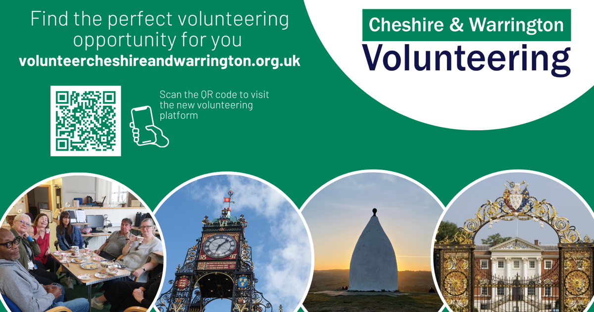 New Volunteering Hub for Cheshire and Warrington - NHS Cheshire and ...